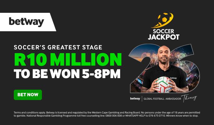 Betway Soccer Jackpot - Bet and Win